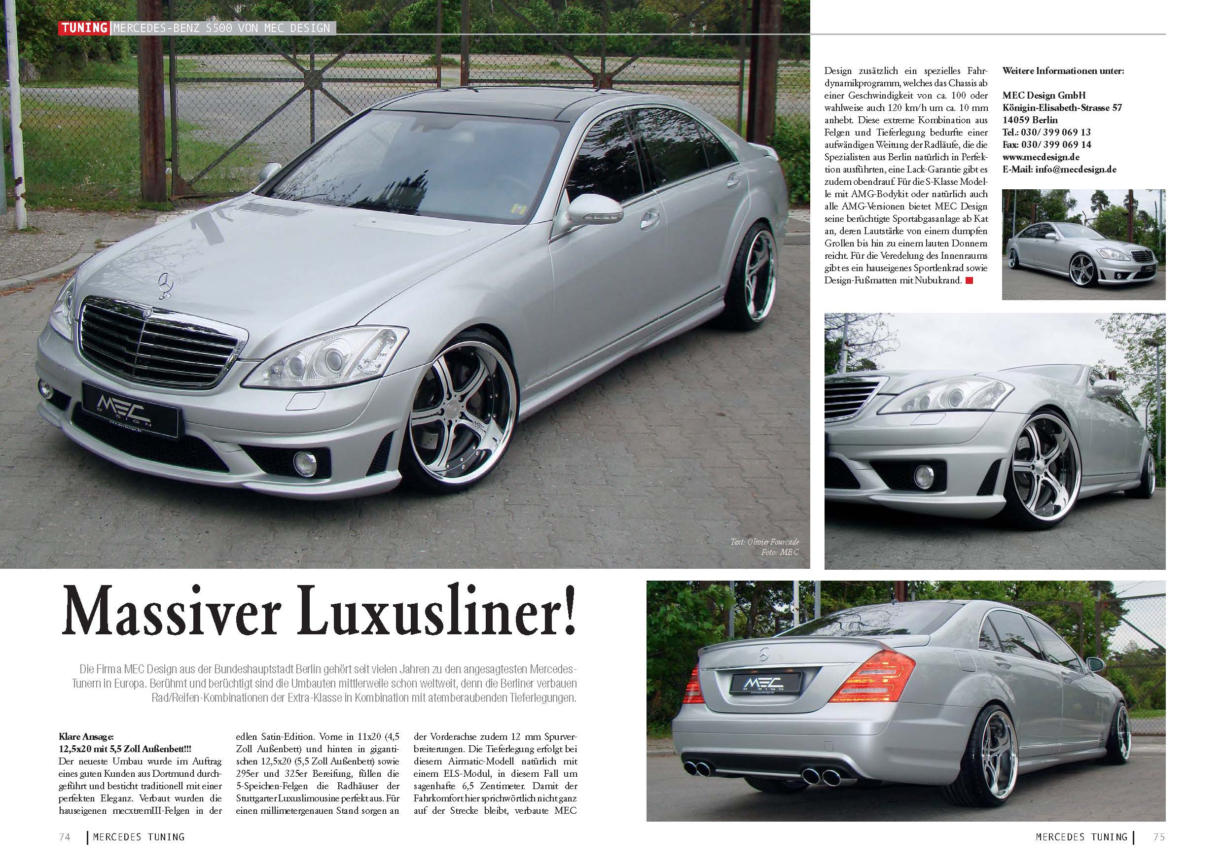 In the Press - MEC Design