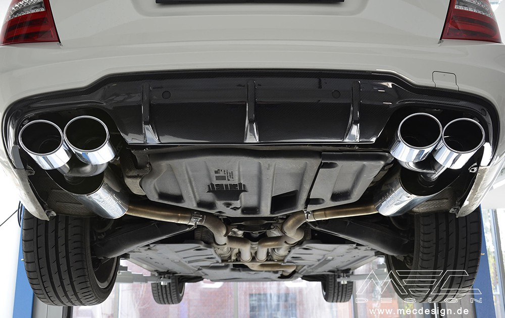 Powerful Exhaust Systems for your Mercedes Benz W204