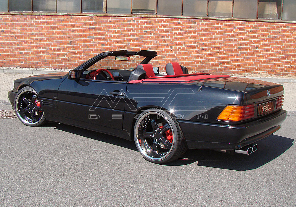 R129 SL500 with mecxtreme3 1 piece wheels – MEC Design